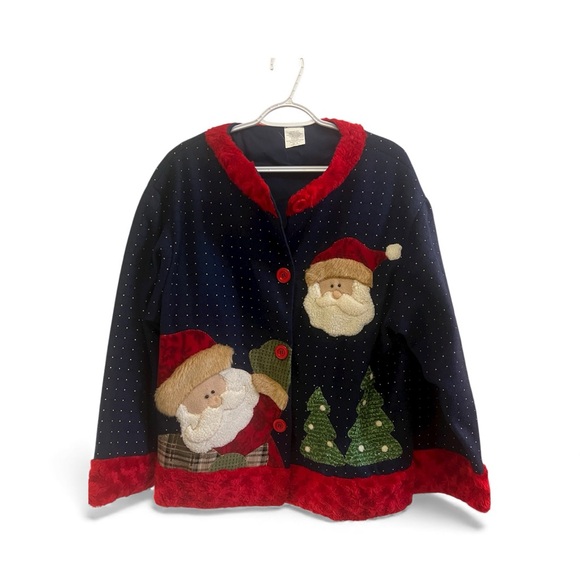 Cracker Barrel | Jackets & Coats | Cracker Barrel Festive Santa Jacket ...